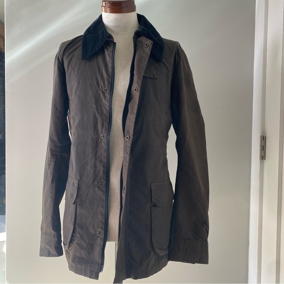 wjk | Jackets & Coats | Wjk Mens Brown Waxed Cotton Field Jacket Xs ...